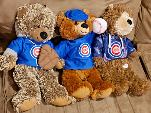 4 Chicago Cubs MLB Baseball Plush Teddy Bears | eBay