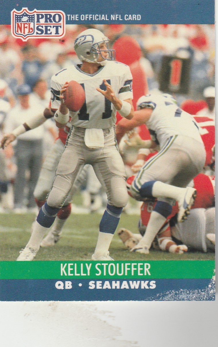 FREE SHIPPING-GOOD TO FAIR-1990 Pro Set #650 Kelly Stouffer SEAHAWKS | eBay