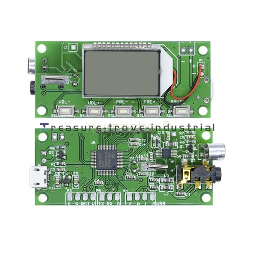 87-108MHz FM Transmitter DSP PLL Digital Wireless Board Microphone ...