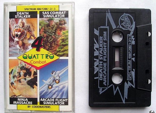 Sinclair Zx Spectrum 48K Spiel - Quattro Kampf - Codemasters - Getestet ...