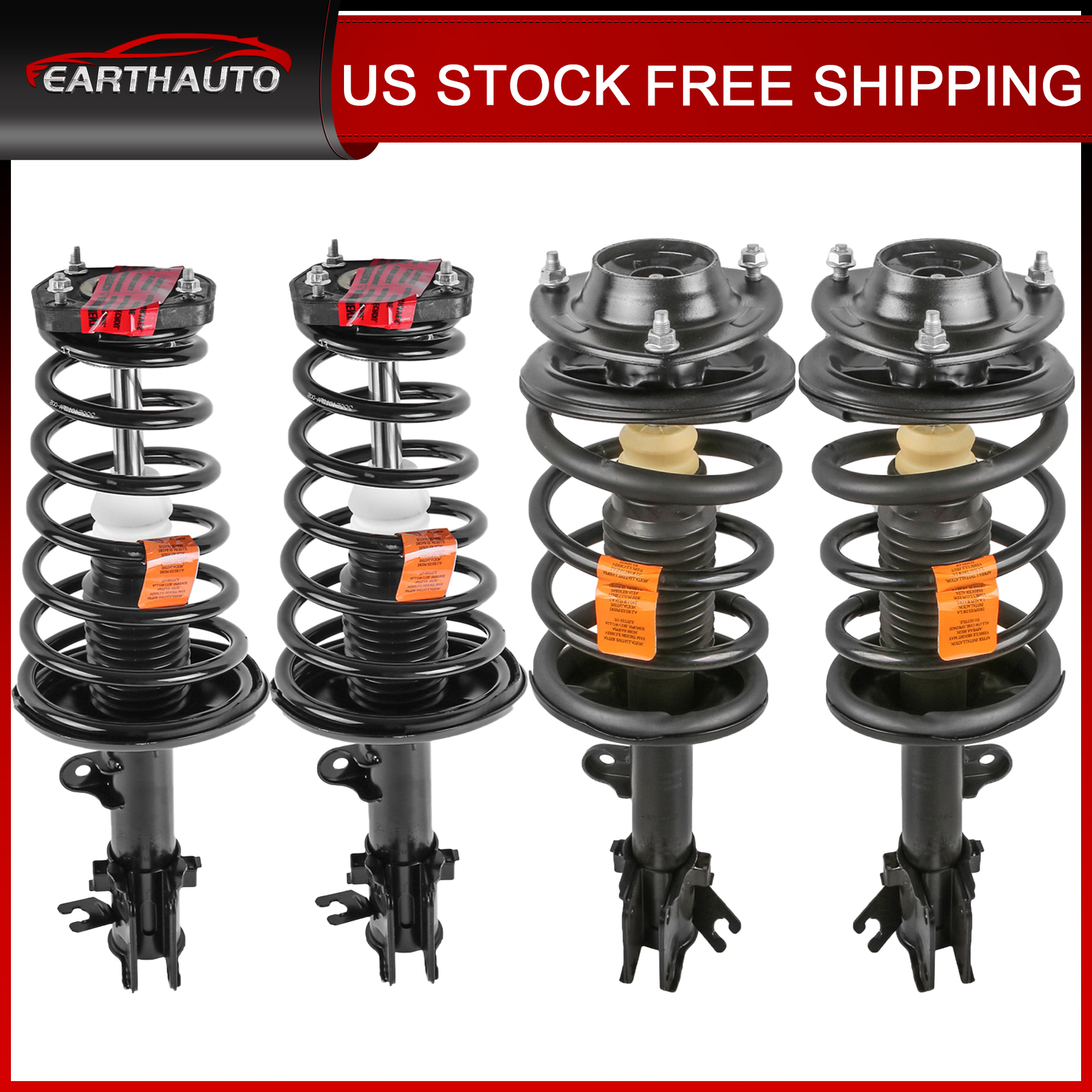 Kit(4) Full Front Rear Struts Shocks For 05-10 Kia Sportage 05-09 ...