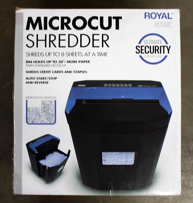 Cross Cut Paper Shredders - Royal Paper Shredder