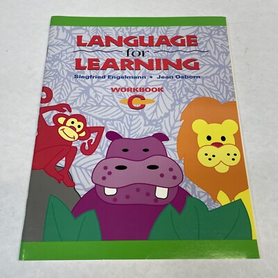 SRA Language For Learning Workbook C | eBay