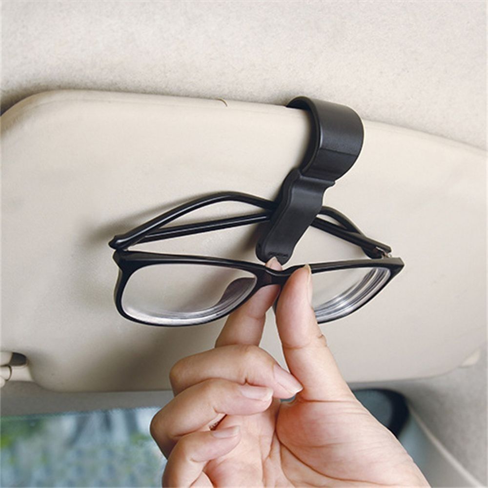 Multi-functional Sunglasses Holder Plastic Sun Visor Card Holder | eBay