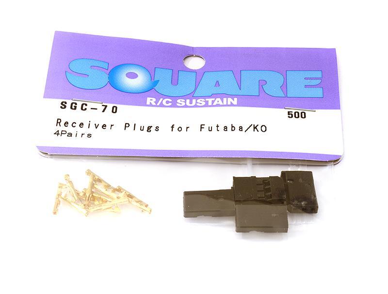 Square R/C Receiver Plugs for Futaba/KO Applications (4 Female Sets) | eBay