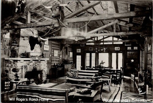 Vintage PPC - Will Rogers Ranch Home - F17061 | eBay