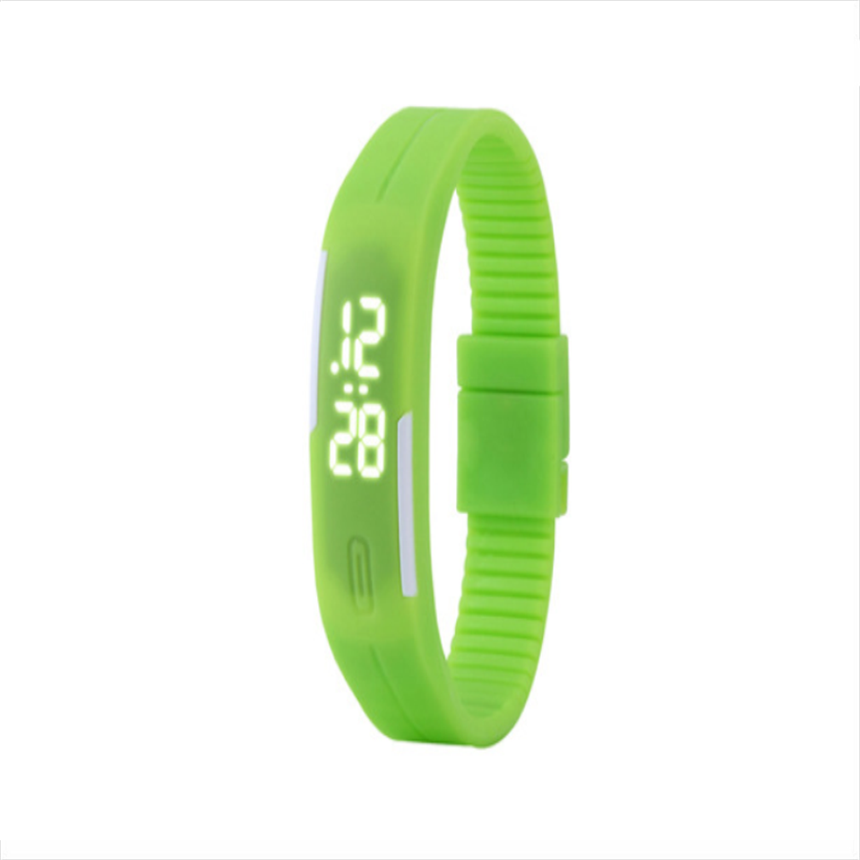 Waterproof LED Digital Rubber Sports Watch Bracelet Digital WristWatch ...