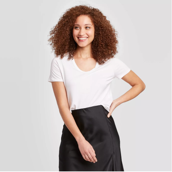 Women's Short Sleeve Scoop Neck T-Shirt - A New Day - Various Selections - C518 | eBay