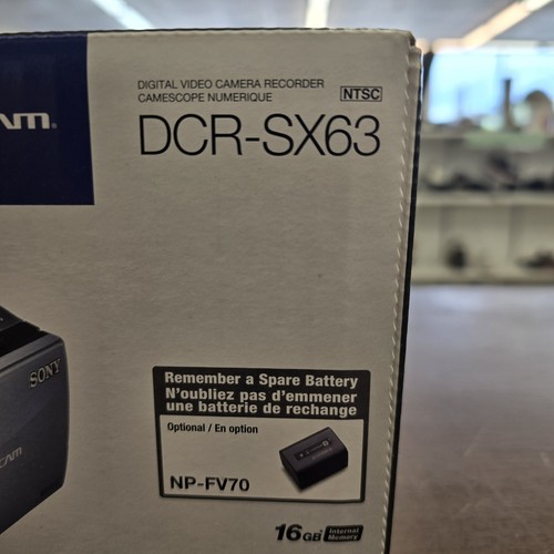 Sony DCR-SX63 16 GB Camcorder - Silver for sale online | eBay