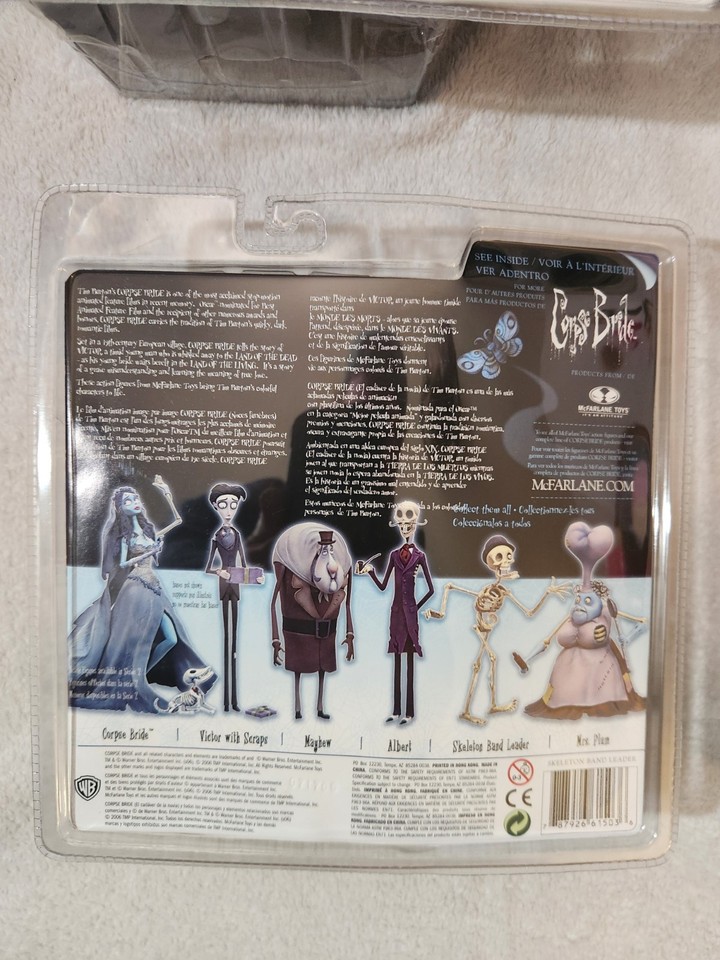 COMPLETE SET McFarlane Toys Tim Burton Corpse Bride Figures Complete ...
