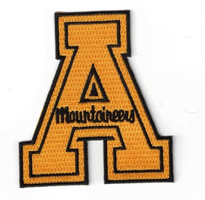 Appalachian State Mountainers Embroidered 3in Iron / Sew-On Patch | eBay
