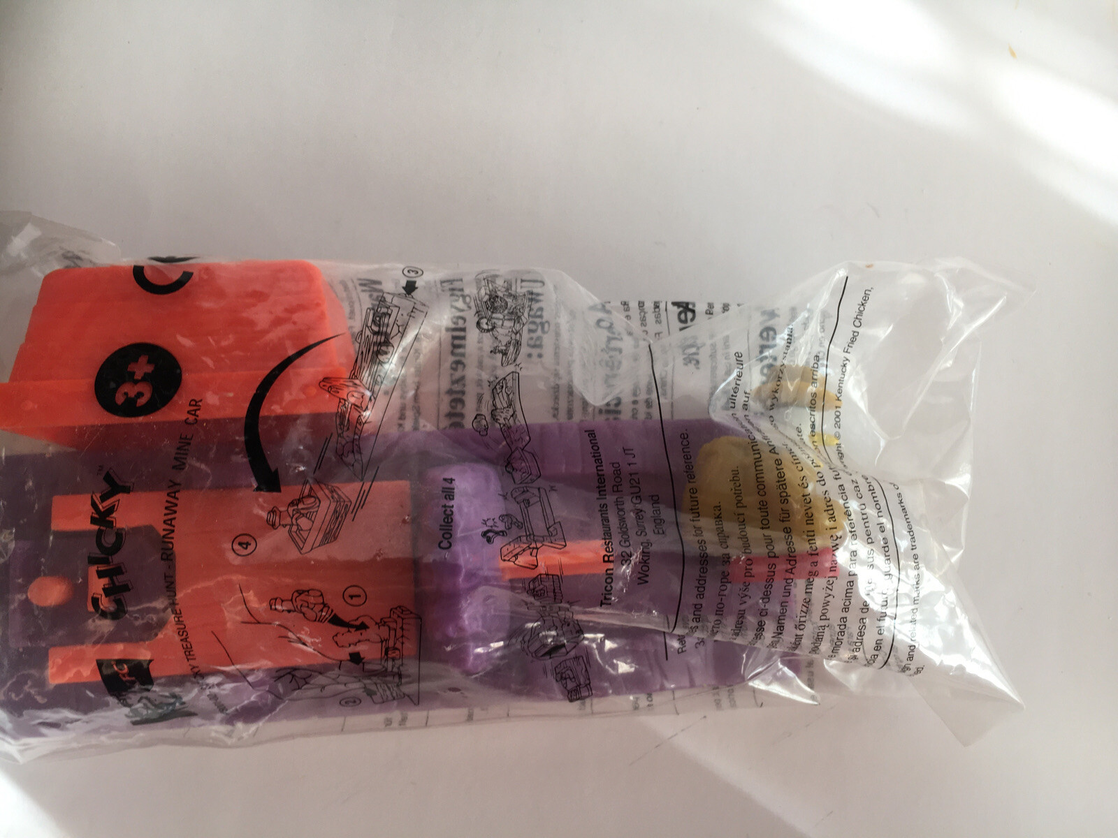 New KFC Meal Toy Chicky Treasure Hunt Runaway Mine Car 2001 | eBay