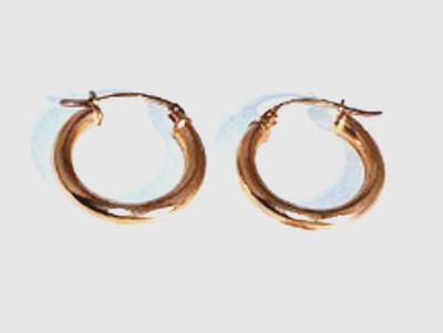 Vintage 10K YG AAJ Snap Post Hoop Earrings Lot | eBay
