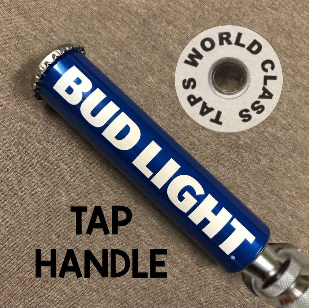 Bud Light Kegerator Tap Handle | Shelly Lighting