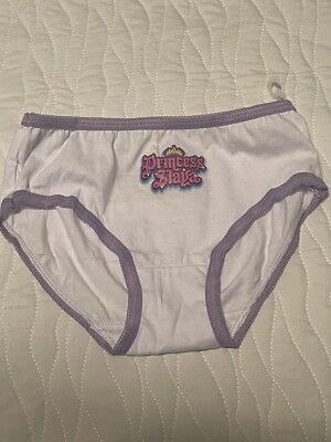 That Girl Lay Lay Panties Size 6 White/purple Trim One Pair Princess ...