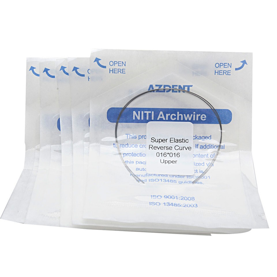 10Pack Dental Reverse Curve NITI Arch Wires Rectangular Normal /True ...
