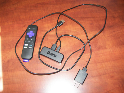 Roku Express - 1080p Streaming Player - Remote + Stick + Cables + Brick ...