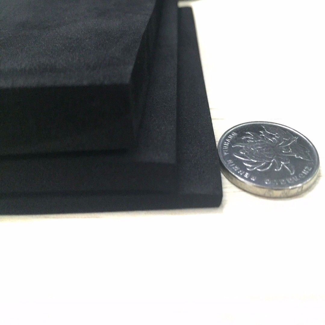 200mm x 200mm High Density Closed Cell Foam Sheet Upholstery Foam Black ...