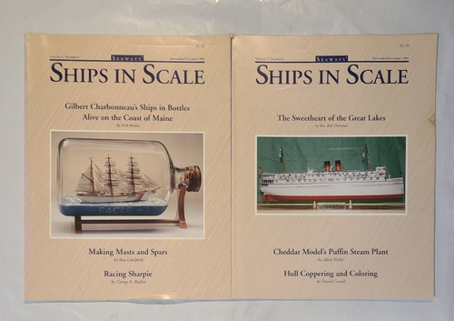 SEAWAYS' Ships in Scale Magazine -Complete 1994 Lot of 6 / Volumes 1-6 ...