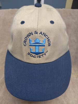 Crown & Anchor Society Royal Caribbean International Cruise Cap Hat ...