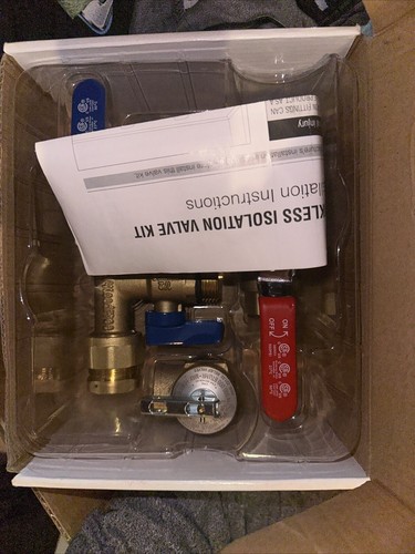 RINNAI MIVK-T-LW-2 MATSUI TANKLESS ISOLATION VALVE KIT 3/4" THREADED ...