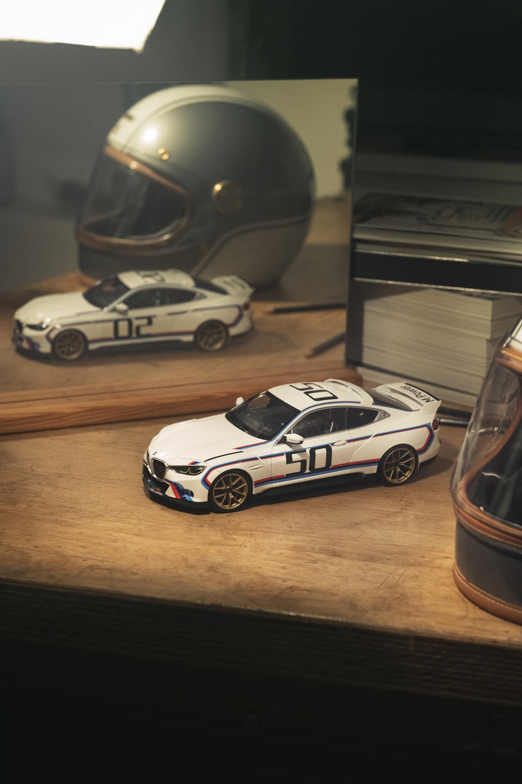 BMW Genuine Car Model Miniature 3.0 CSL BJ 2022 1:18 White 80432864218 ...