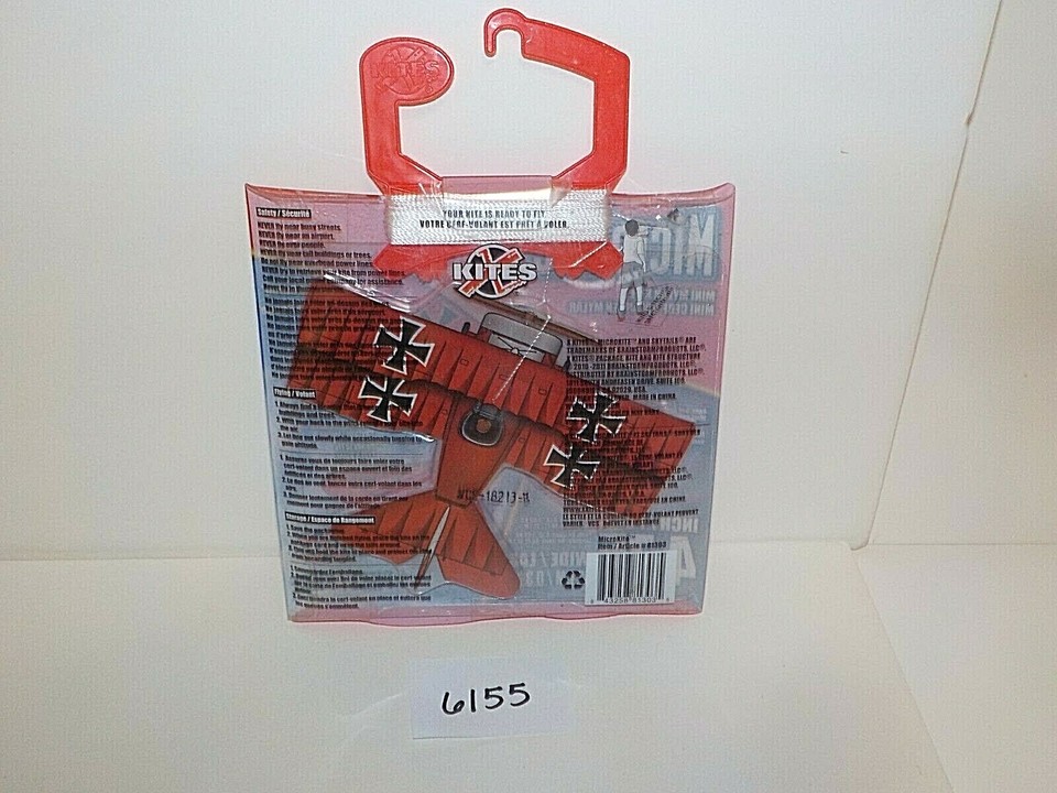 MicroKite Red Baron 4.75" Mini Mylar Kite 81303 NIP #6155 | eBay