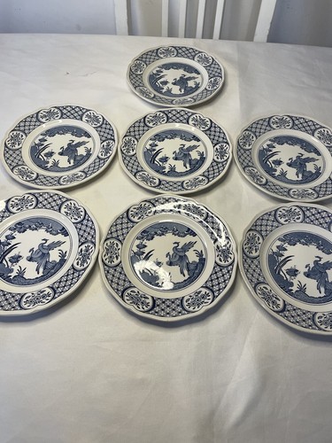 Furnivals OLD CHELSEA BLUE Platter Round Dessert Plate made in England ...