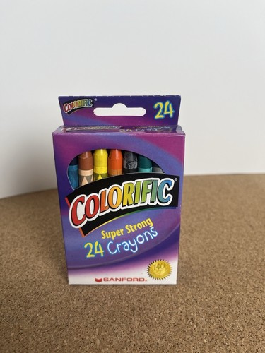 Sanford Colorific 24 Super Strong Crayons Year 2000 | eBay