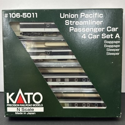 KATO N scale Union Pacific Passenger Car Streamliner 4 Car Set C #106 ...
