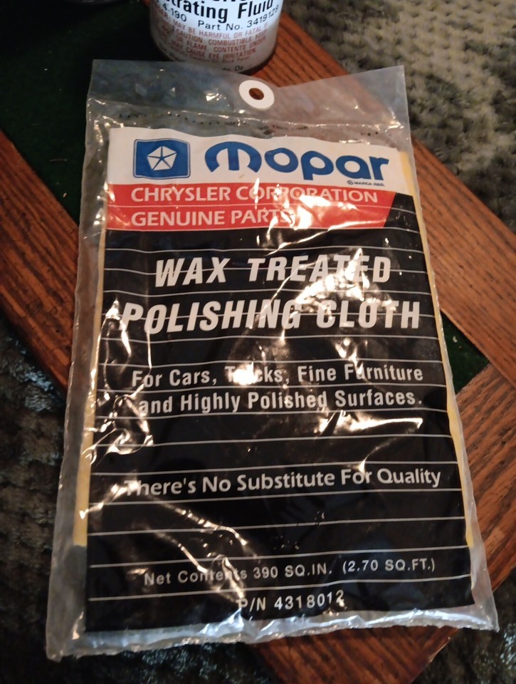 Vintage 1972 & 1991 MOPAR Products ! Metal Cans W/ Paper Labels ! | eBay