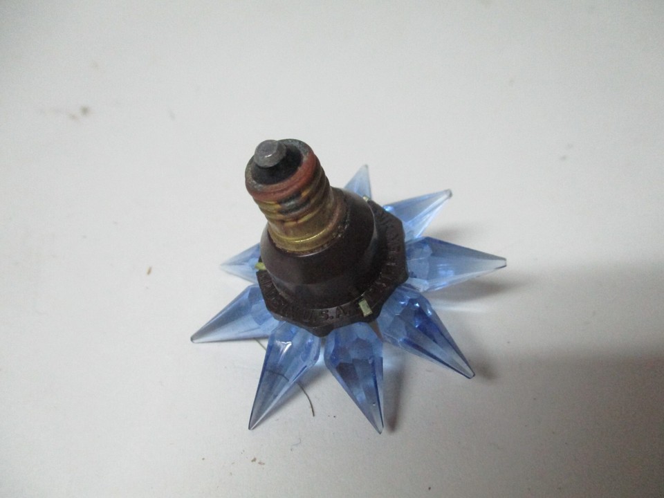 1930s C-6 Single Row MATCHLESS STAR Light - Blue w Amber Gem #47 | eBay