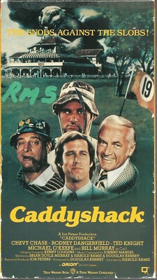 Caddyshack VHS 1991 Chevy Chase Bill Murray Rodney Dangerfield Comedy ...