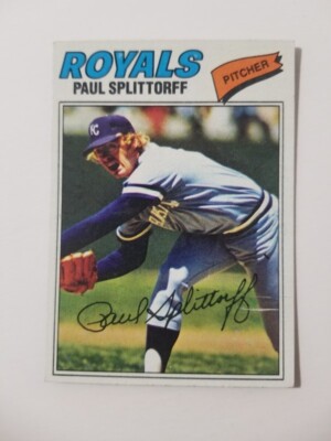 PAUL SPLITTORFF 1977 TOPPS BASEBALL #534 KANSAS CITY ROYALS | eBay
