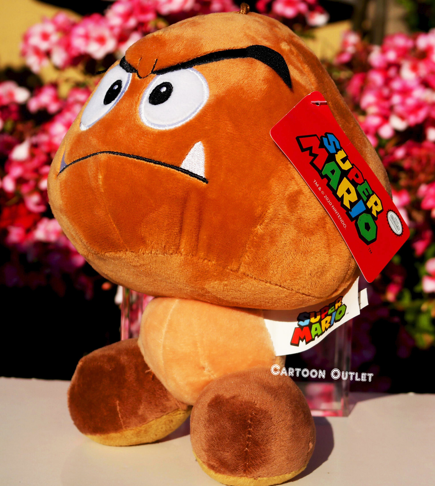 Nintendo Super Mario Bros Mushroom Gumba Plush Doll Stuffed Toy 10" New ...