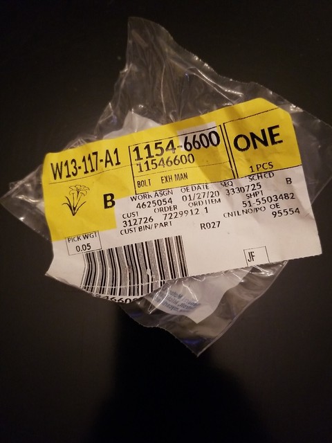 Genuine GM Heat Shield Bolt 11546600 for sale online | eBay