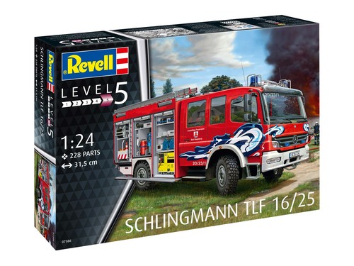 Revell 07586 1:24 Schlingmann TLF 16-25 Fire Engine | eBay