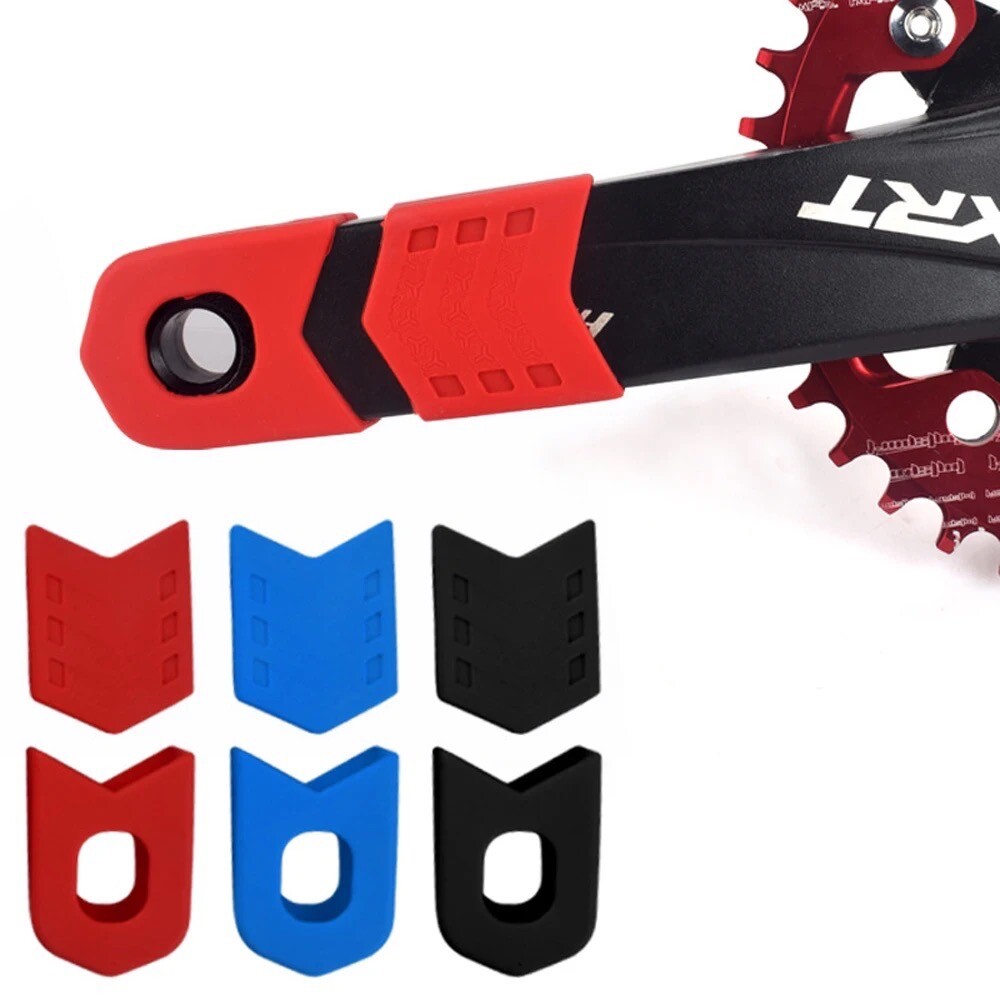 2Pcs Bicycle Crank Protector Arm Boots MTB Bike Crankset Protective ...