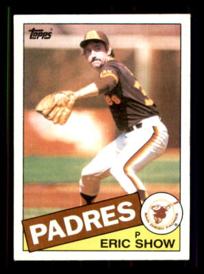 1985 Baseball 1985 Topps Eric Show San Diego Padres #118 1 | eBay