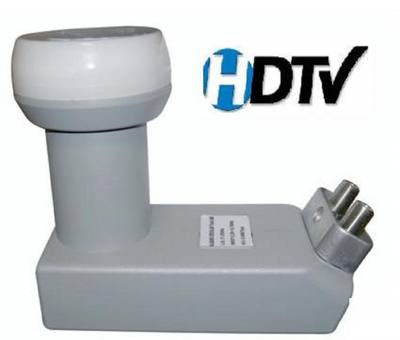 DUAL DSS SATELLITE LNB DISH BELL DIRECTV NETWORK FTA CIRCULAR DISHNET ...