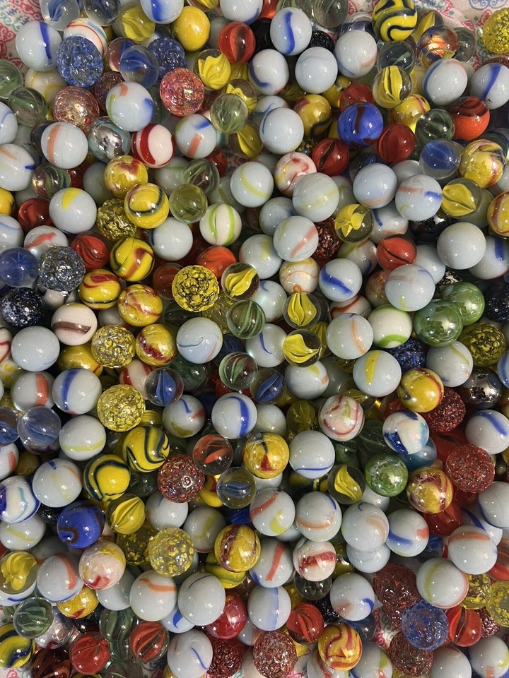 marbles 2 pounds 200 pieces | eBay
