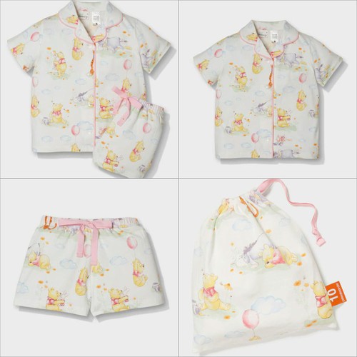 Peter Alexander Girls Jnr Disney Winnie The Pooh PJ Set Various Sizes ...