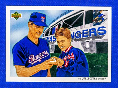 Nolan Ryan #92 (1992 Upper Deck) Collectors Choice Checklist, Texas ...