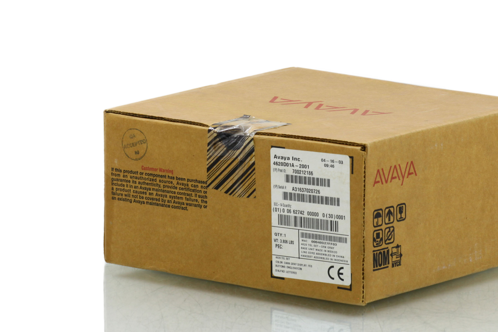 New - Avaya 4620 IP Phone Dark Gray 4620D01A-2001 - 700212186 | eBay