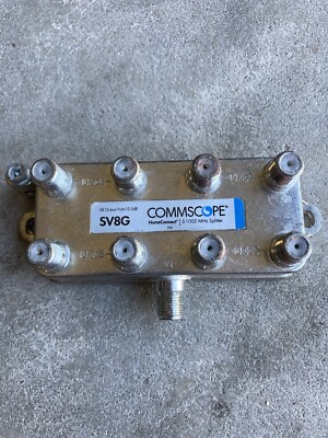NEW Commscope SV8G 8 Way Splitter 5-1002MHz Coaxial Cable Antenna CATV ...
