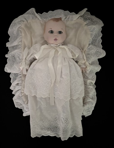 GERBER BABY DOLL 1981 CHRISTENING GOWN WITH & BASKET (VINTAGE) | eBay