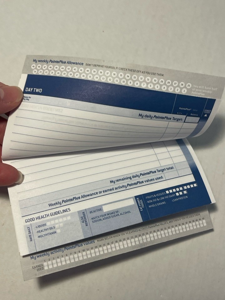Weight Watchers WW PointsPlus+Journal Tracker Diary Log 3 Pack | eBay