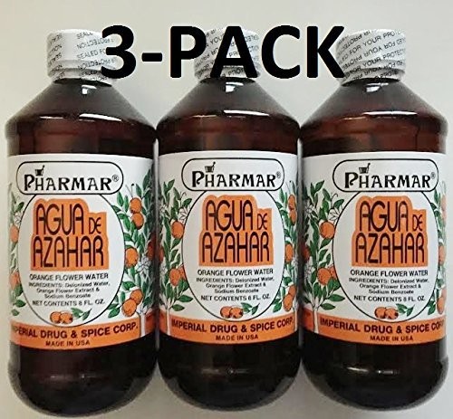 Agua De Azahar 8 Oz. Orange Flower-Blossom Water 3-Pack by Pharmark | eBay