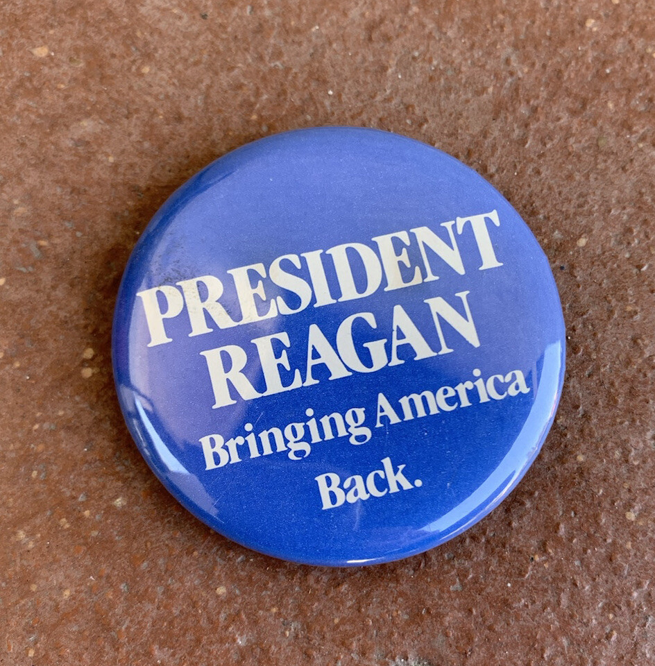 Presidential Ronald Reagan Pin Back President Campaign 1984 Political ...