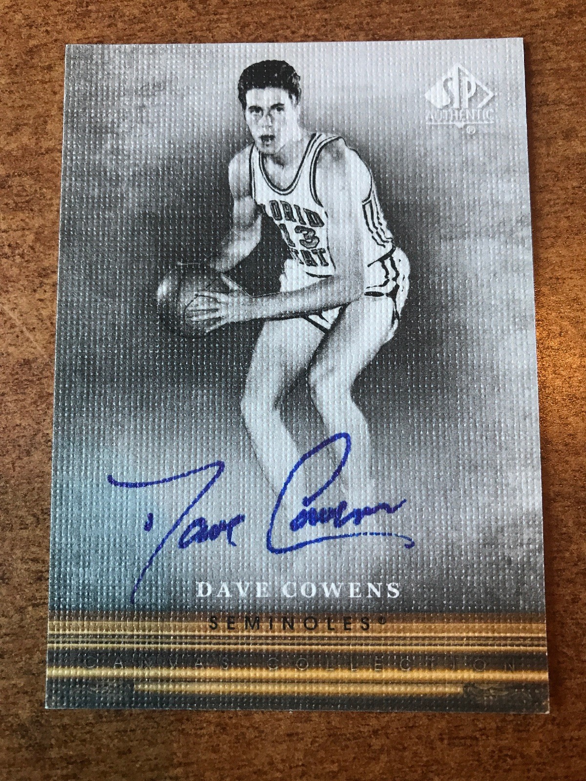 DAVE COWENS 2013/14 13/14 SP AUTHENTIC CANVAS COLLECTION AUTOGRAPH AUTO ...